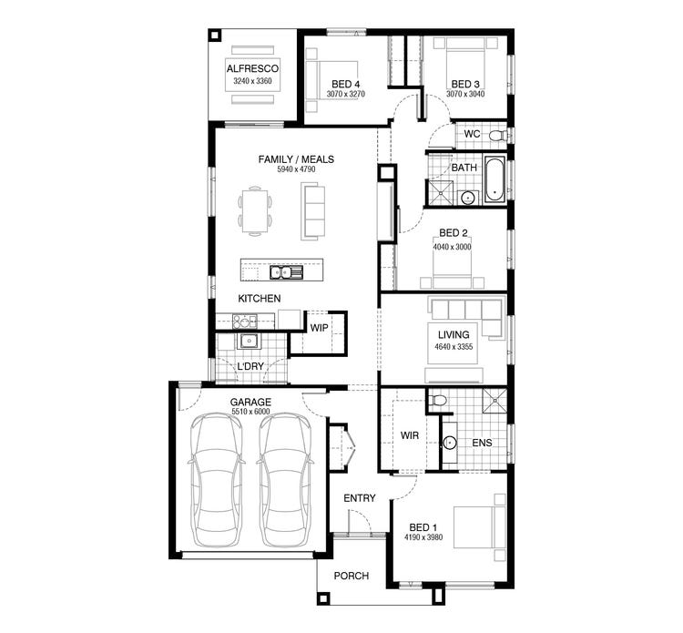 Cartwright Home Design & House Plan by Burbank Homes