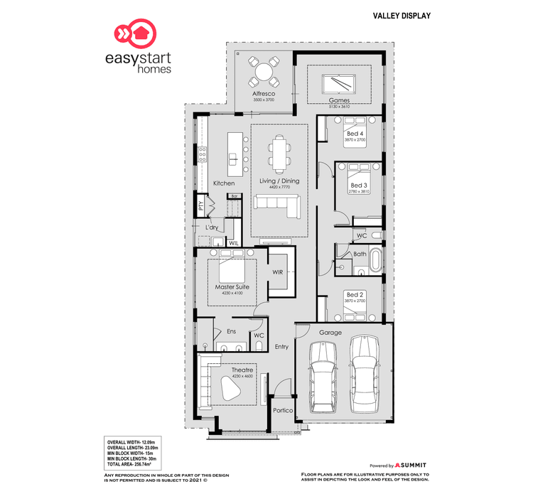 Valley Home Design & House Plan by Easystart Homes