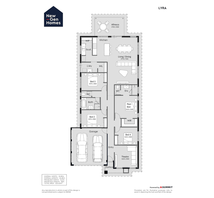 Lyra Home Design & House Plan by New Gen Homes