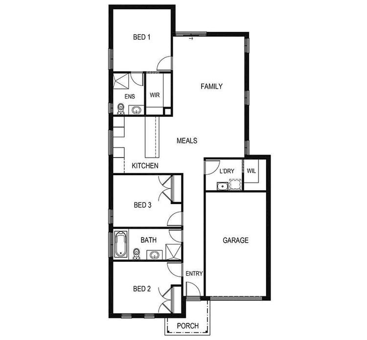 Urban Home Design & House Plan by Fairhaven Homes