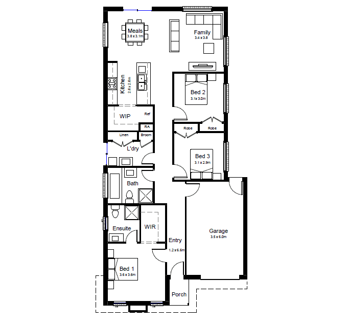 VERONA 16 Home Design & House Plan by New Build Co