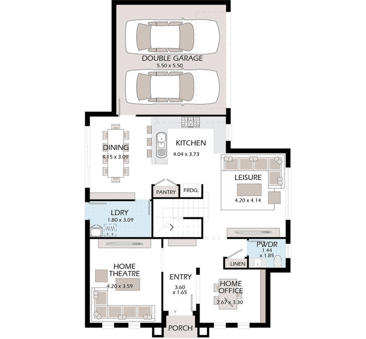 Cornerstone Home Design & House Plan by Wisdom Homes