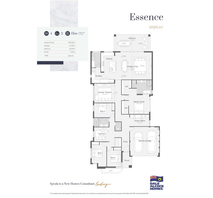 Essence Home Design & House Plan by Dale Alcock Homes