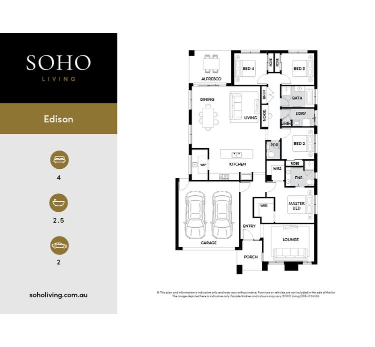 Edison Home Design & House Plan by SOHO Living