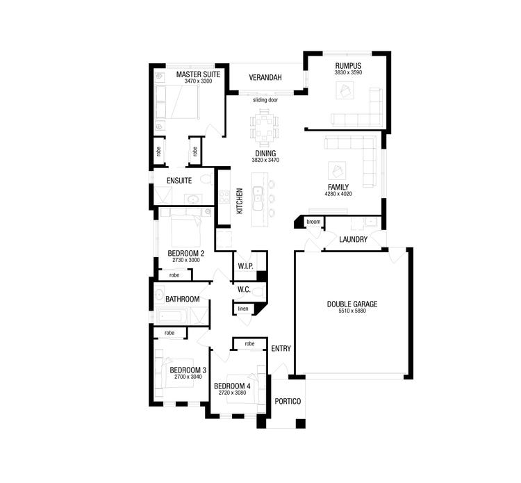 Mantra Home Design & House Plan by Metricon Homes