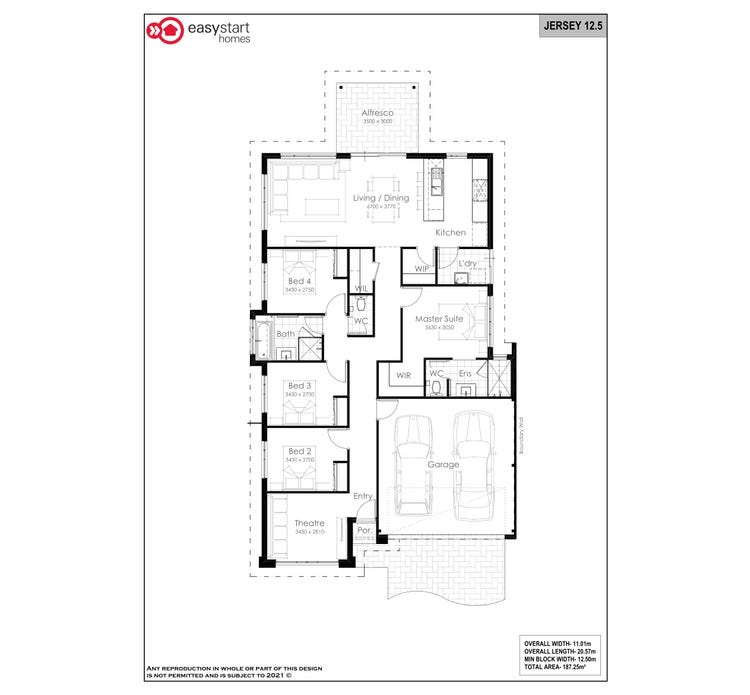 Jersey Home Design & House Plan by Easystart Homes