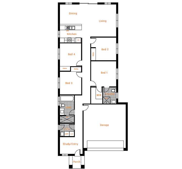 Jasper 165 Home Design & House Plan by HPG Homes