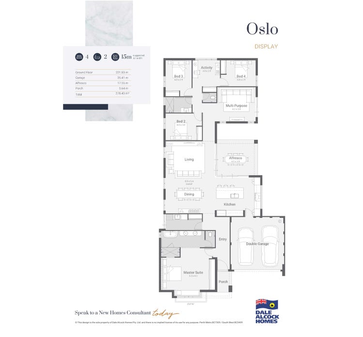 Oslo Home Design & House Plan by Dale Alcock Homes