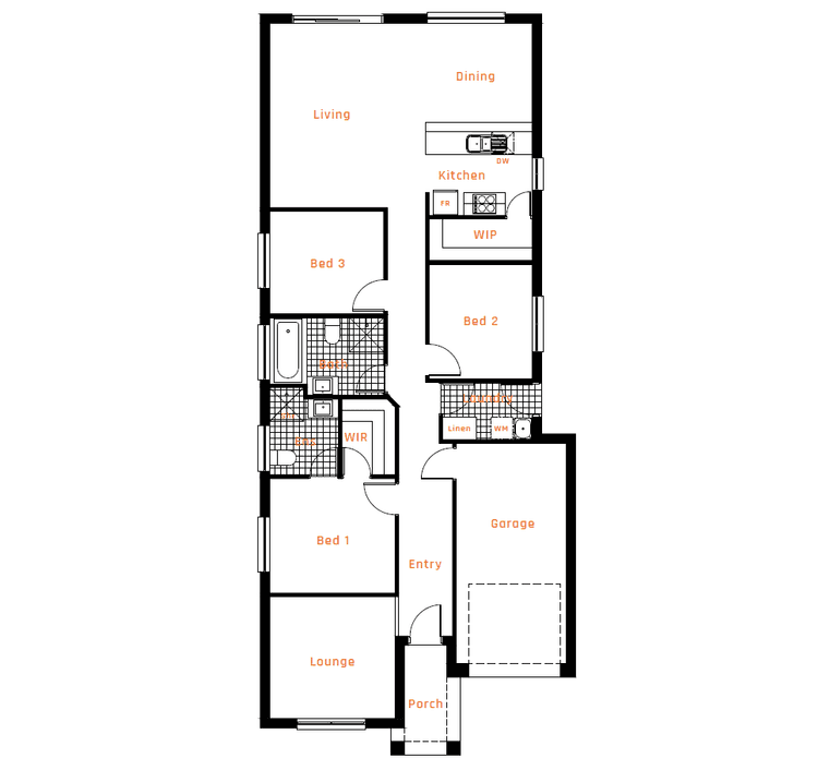 Jasper 142 Home Design & House Plan by HPG Homes