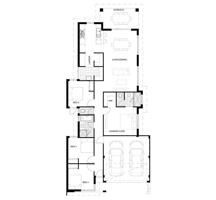 The Hermosa Home Design & House Plan by B1 Homes