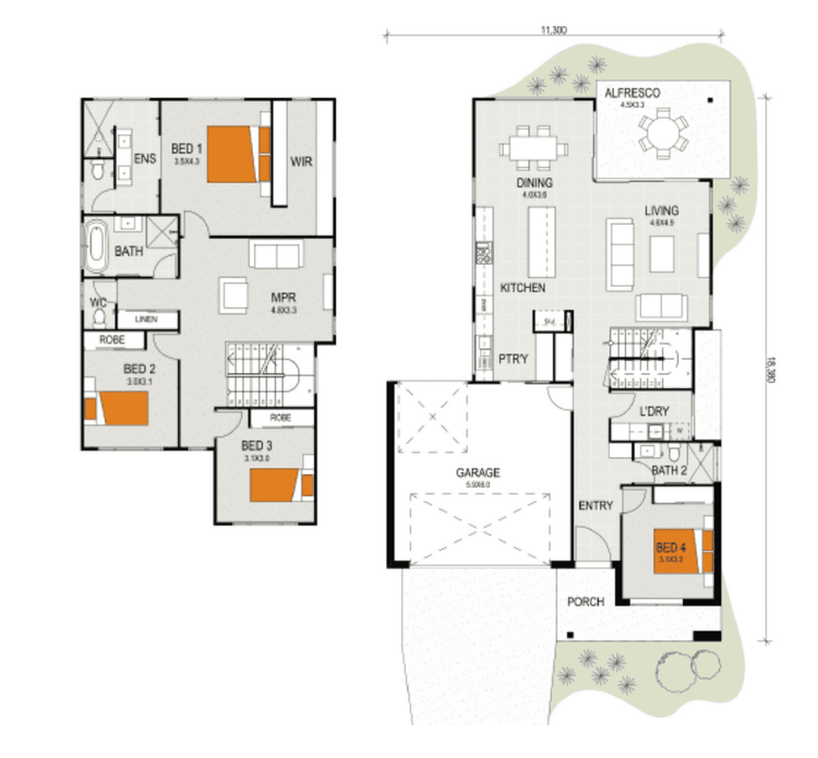 Clownfish Home Design & House Plan by J Co Constructions pty ltd