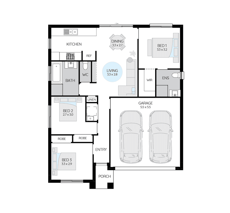 Flair Home Design & House Plan by Mojo Homes