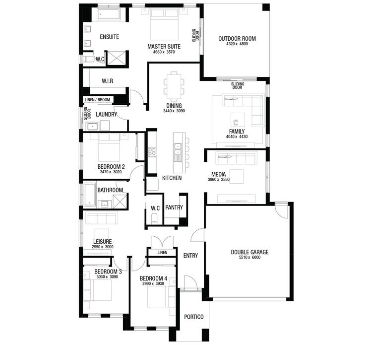Barkly Home Design & House Plan by Metricon Homes