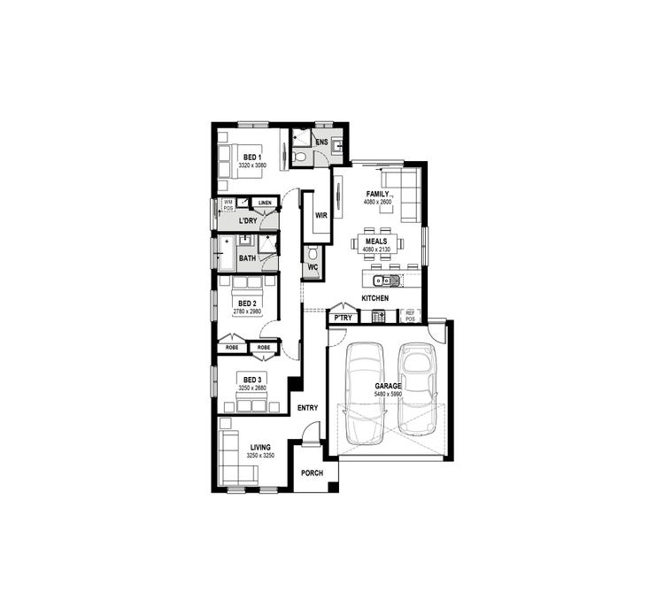 Coral Home Design & House Plan by JG King Homes