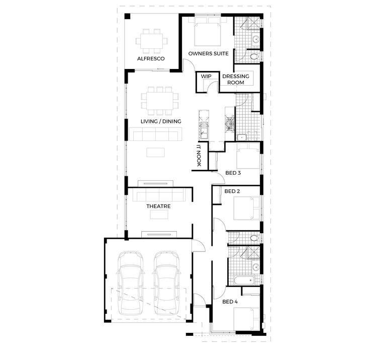The Santa Cruz Home Design & House Plan by B1 Homes