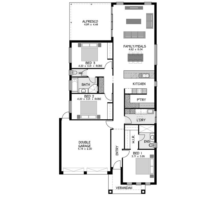 Grace Home Design & House Plan by Rossdale Homes