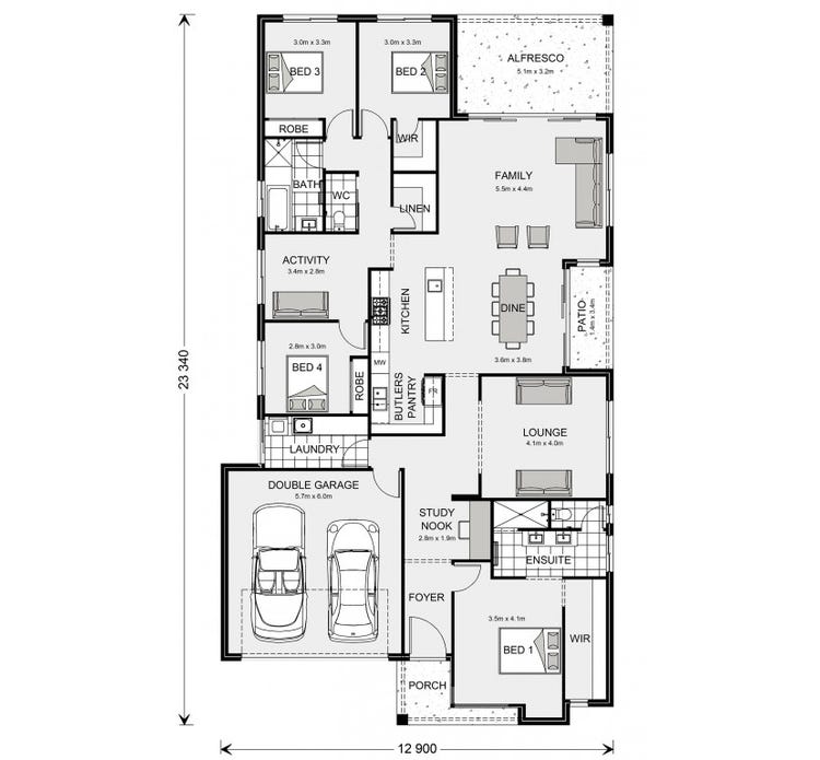 Portside Home Design & House Plan by GJ Gardner Homes - Sydney West