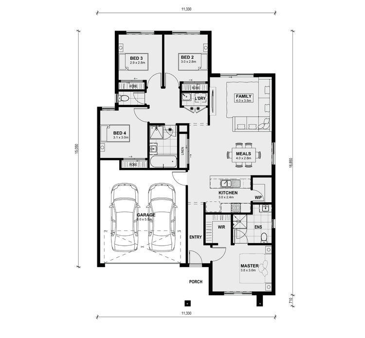 Ashwood 180 Home Design & House Plan by Mimosa Homes
