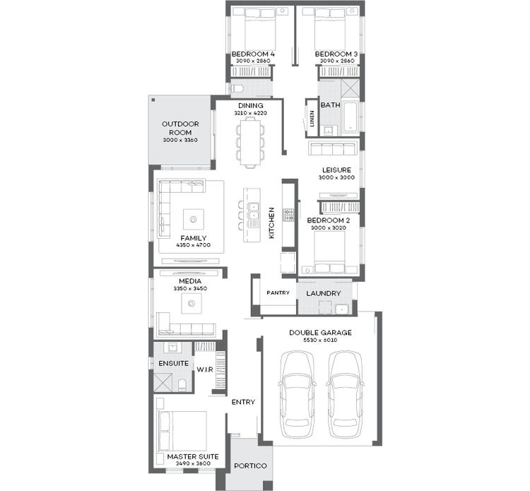 Avanti Home Design & House Plan by Metricon Homes QLD Pty Ltd