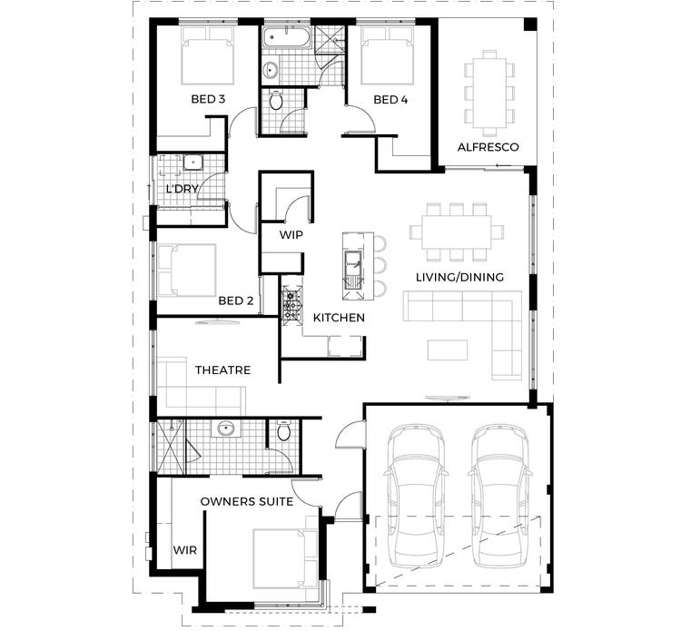 The Dunes Home Design & House Plan by B1 Homes