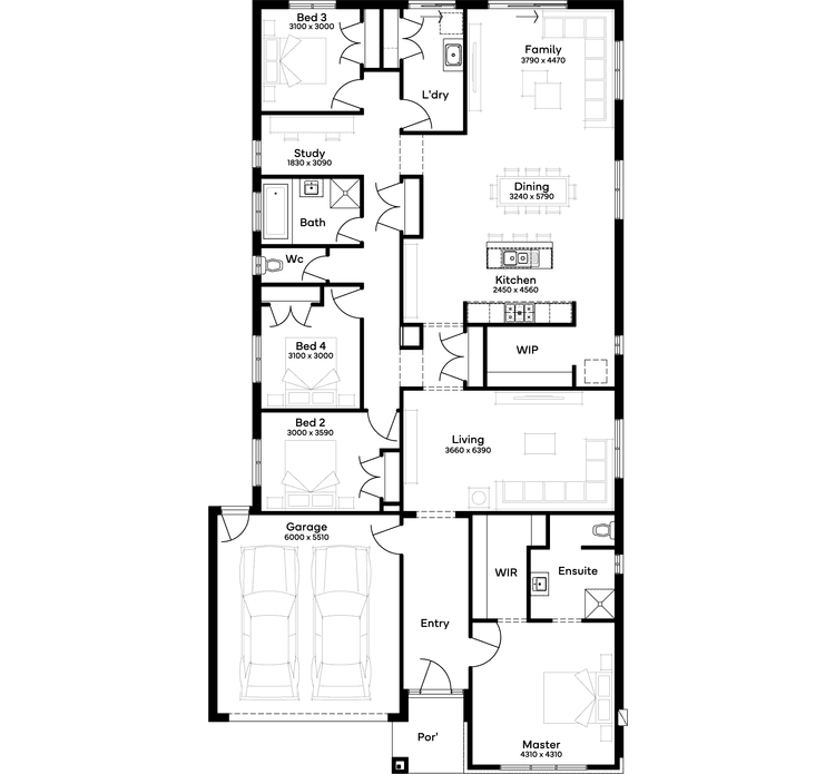 Woodlands 28 Home Design & House Plan by Simonds Homes