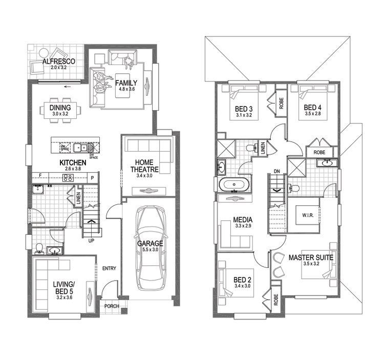 Clarence 23 Home Design & House Plan by New Living Homes