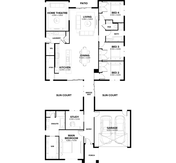 Pavilion Floor Plan