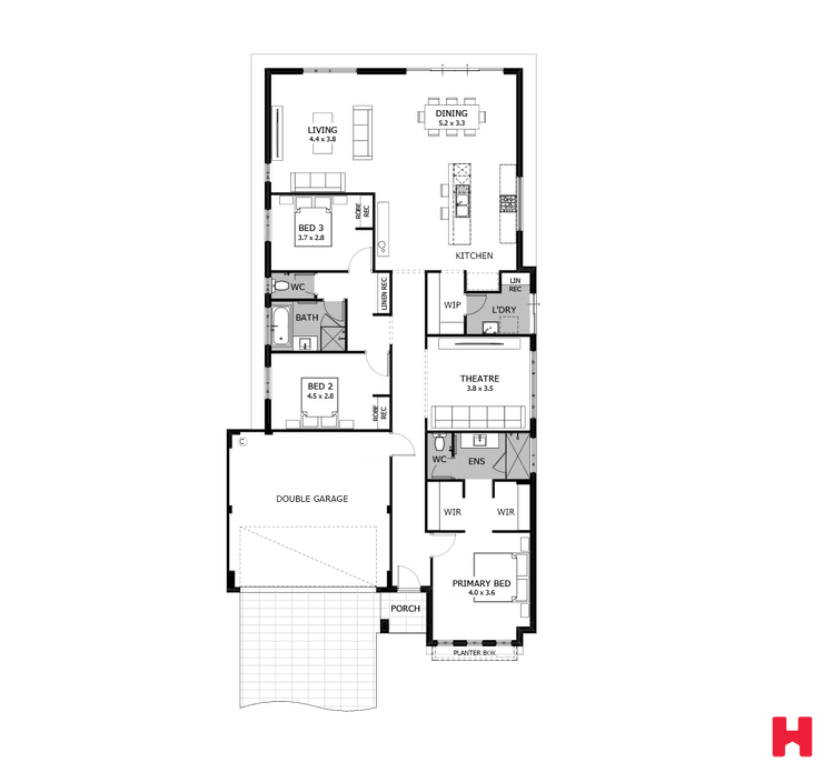 Paisley Home Design & House Plan by Homebuyers Centre WA