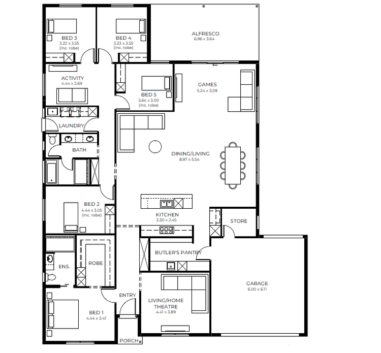 Magenta Home Design & House Plan by SA Housing Centre