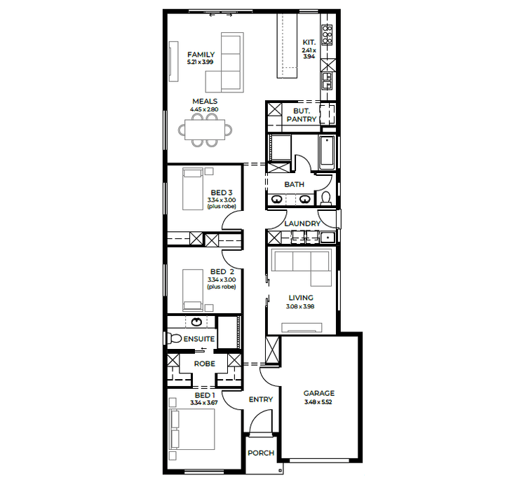 Brio Home Design & House Plan by Statesman Homes