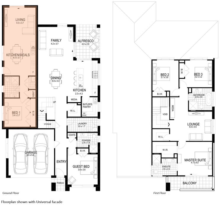 Evolve - Brighton Twin Home Design & House Plan by Masterton Homes