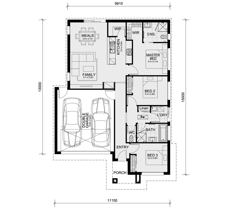 Boho 161 Home Design & House Plan by Mimosa Homes