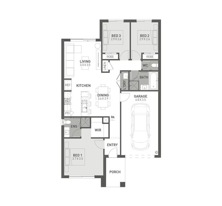 Piper 14 Home Design & House Plan by Homebuyers Centre