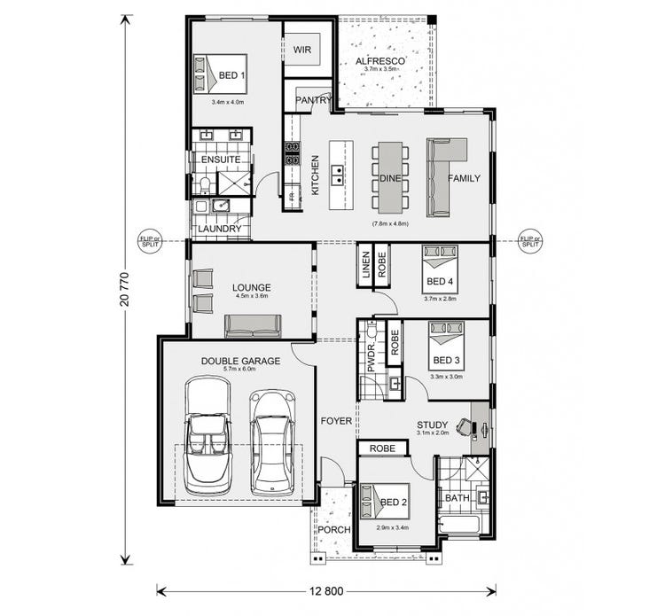 Forest Park Home Design & House Plan by GJ Gardner Homes Adelaide Hills