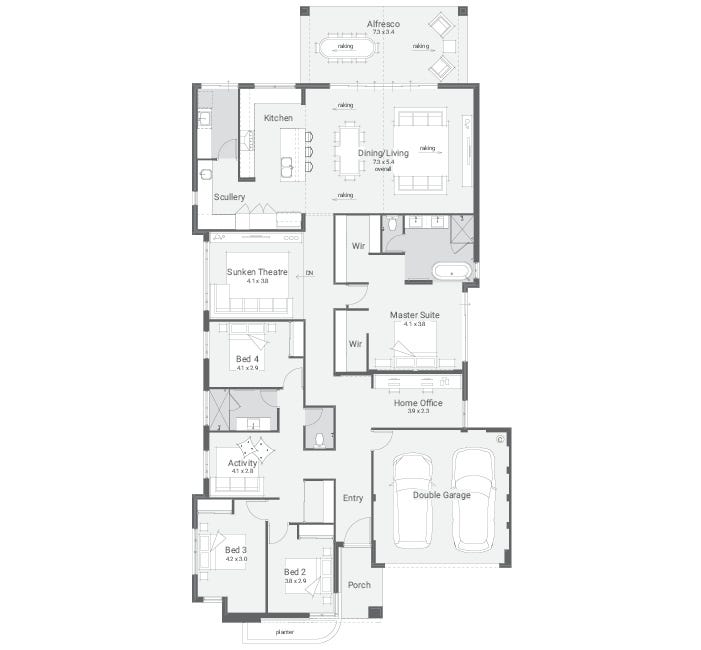 Essence Home Design & House Plan by Dale Alcock Homes South West