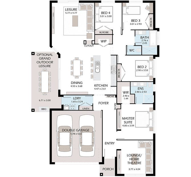 Prosperity Home Design & House Plan by Wisdom Homes