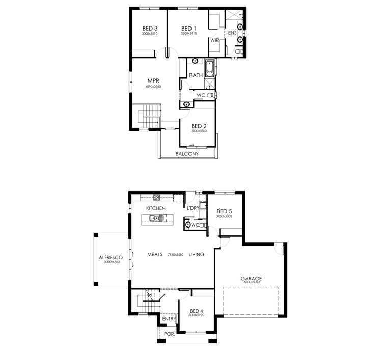 Two 263 Home Design & House Plan by Abode Designer Homes