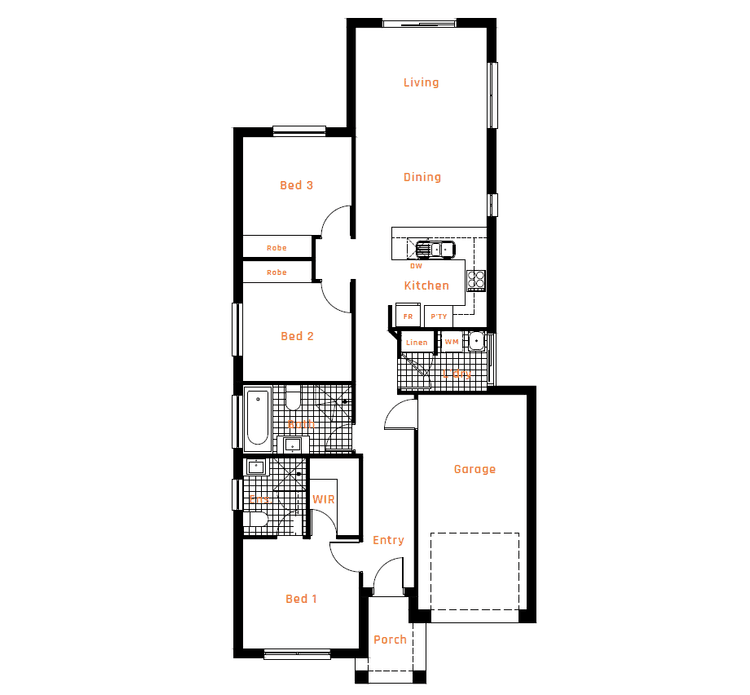 Jasper 122 Home Design & House Plan by HPG Homes
