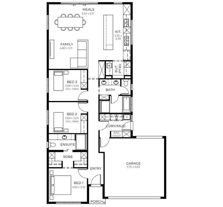 Sanctuary Home Design & House Plan by Statesman Homes