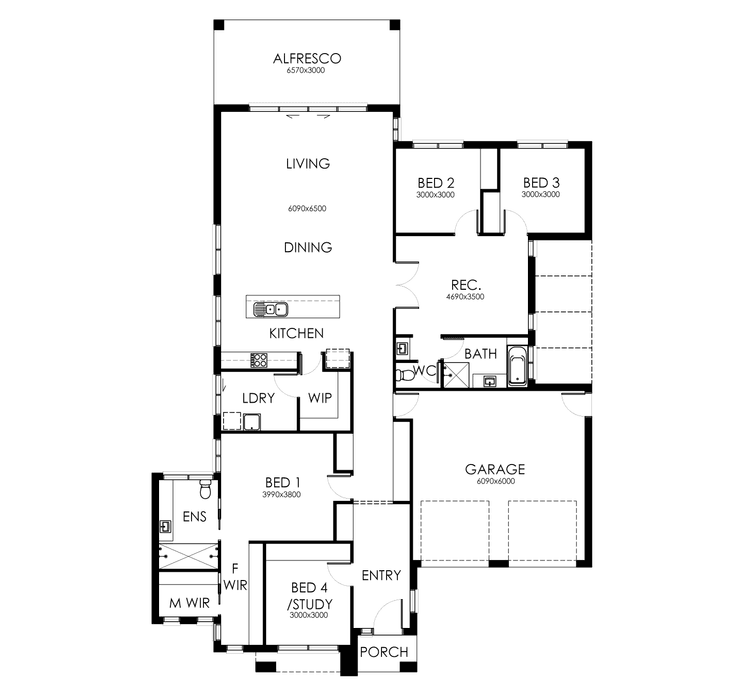 One 254 Home Design & House Plan by Abode Designer Homes