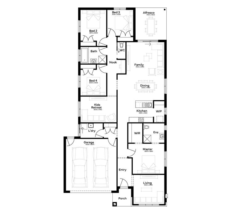 Dalwood 25 Home Design & House Plan by Simonds Homes
