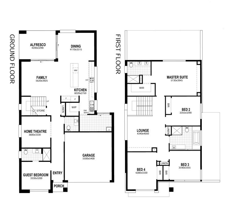 Aston Premier Home Design & House Plan by Masterton Homes