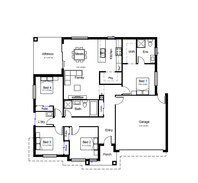 CAPRI 21 Home Design & House Plan by New Build Co