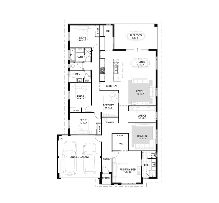 Ludlow 260 Home Design & House Plan by Dale Alcock Homes South West