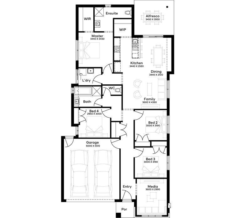 Shaw 22 Home Design & House Plan by Simonds Homes