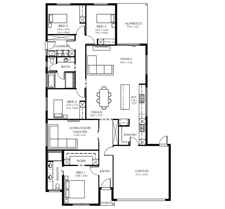 Cyan Home Design & House Plan by SA Housing Centre