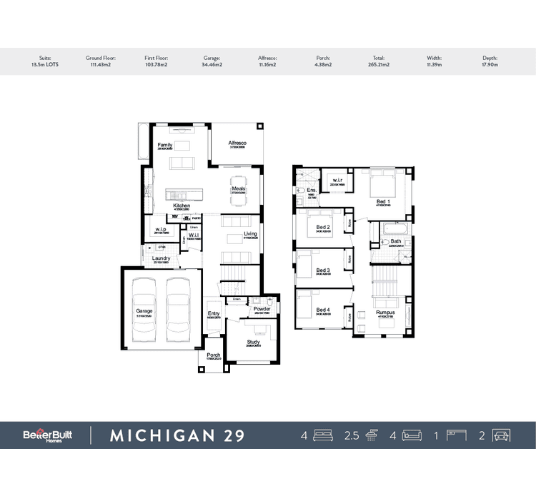 Michigan Home Design & House Plan by Better Built Homes