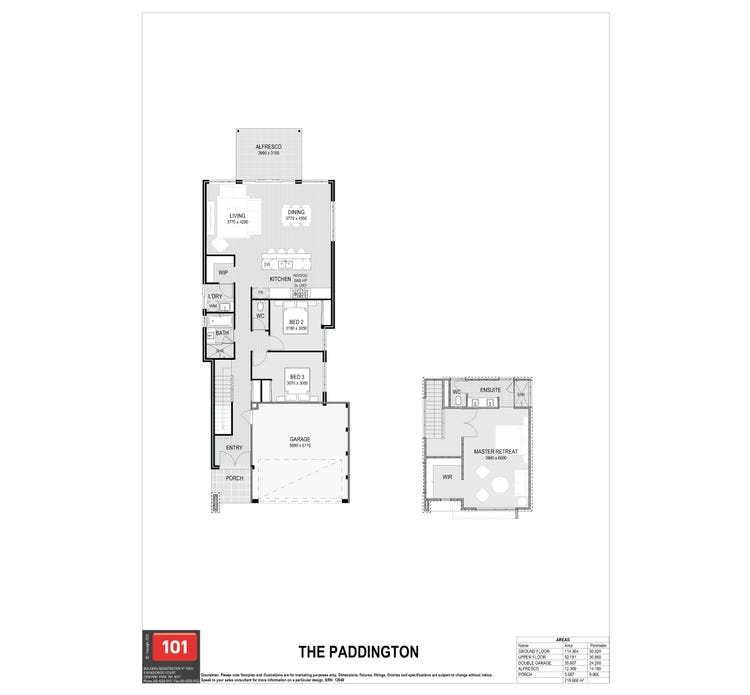 The Paddington Home Design & House Plan by 101 Residential