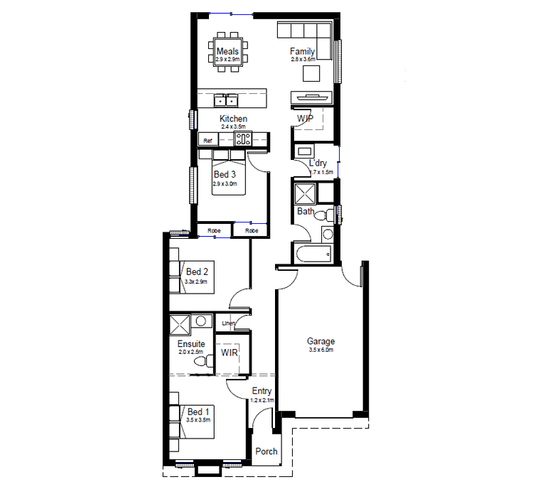 NAPLES 14 Home Design & House Plan by New Build Co