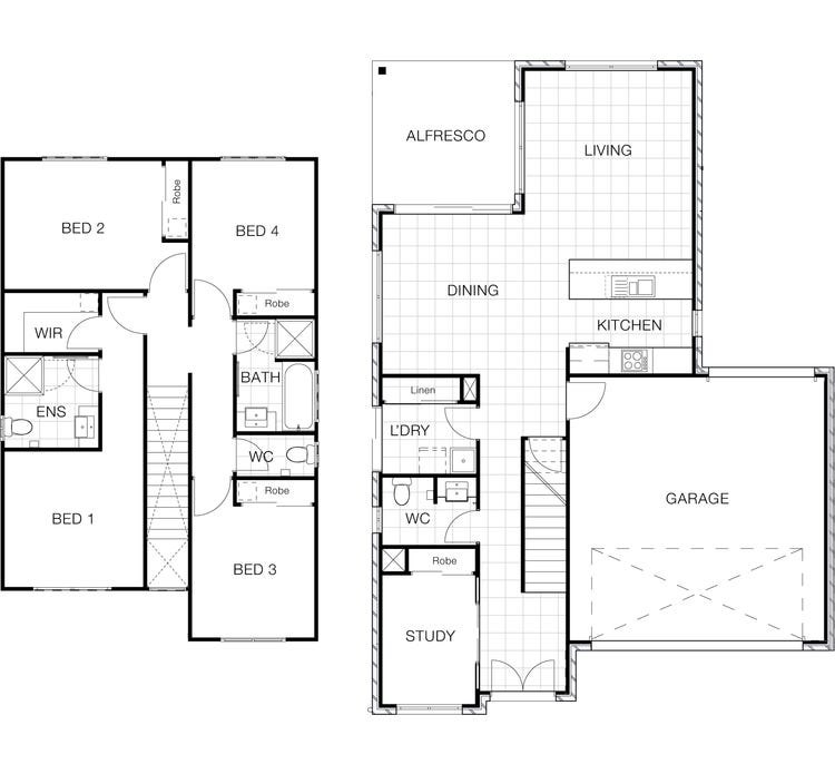 Baron Home Design & House Plan by Vantage Homes Queensland